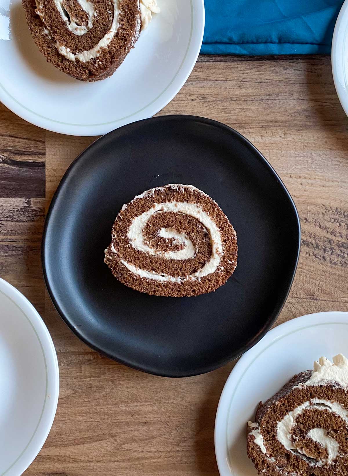 Mocha Chocolate Swiss Cake Roll Recipe | Kari Bakes